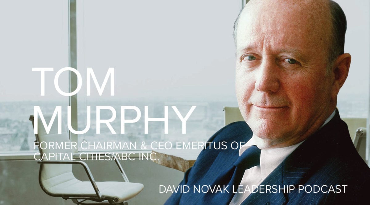 Tom Murphy, Former Chairman and CEO Emeritus of Capital Cities/ABC, Inc ...