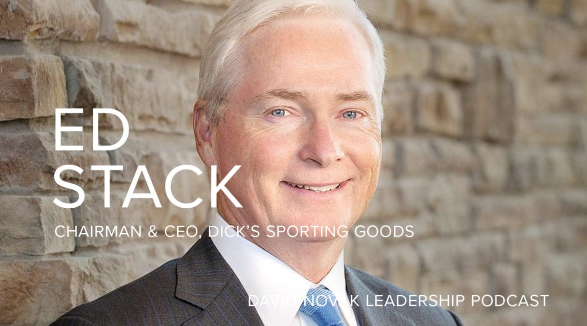 Ed Stack, Chairman & CEO, Dick's Sporting Goods | David Novak Leadership